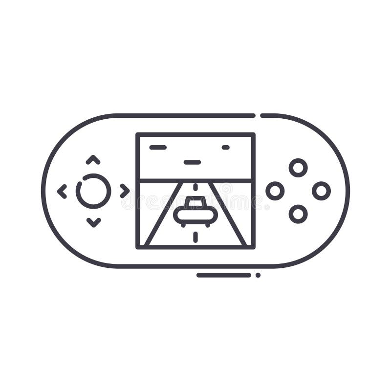 Portable Device Icon, Black Vector Sign with Editable Strokes, Concept ...