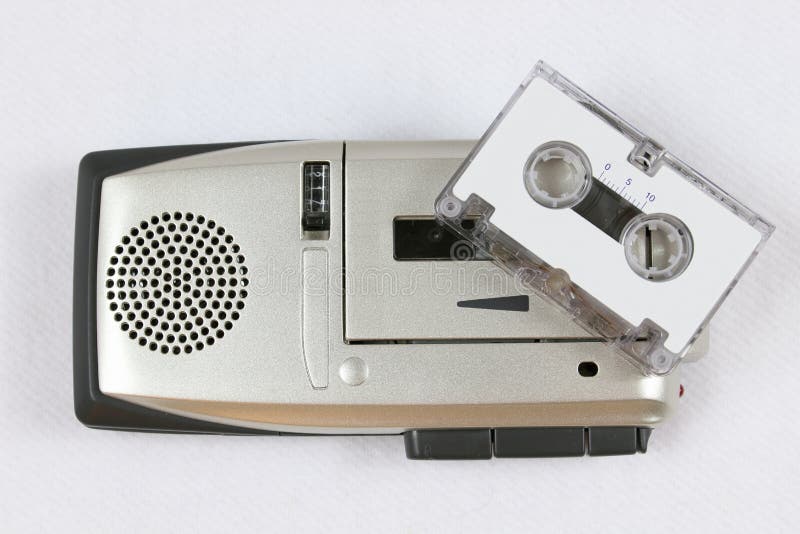 Portable dictating machine stock photo. Image of interview - 39468834