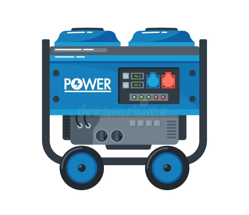 Portable Diesel Power Generator for Electricity Producing Distribution ...