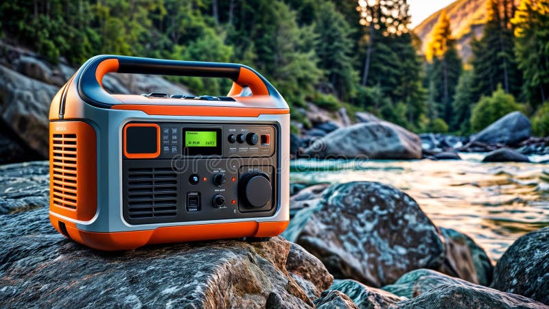 An Portable Easy Movable Eco Friendly Compact Electric Generator Stock ...