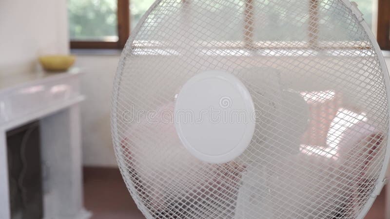 Portable Electric Fan stock video. Video of breeze, cooling - 289037641
