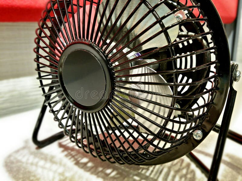 Portable electric fan stock image. Image of conditioner - 42592371