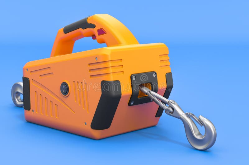 Electric winch drawings stock vector. Illustration of load - 253060225