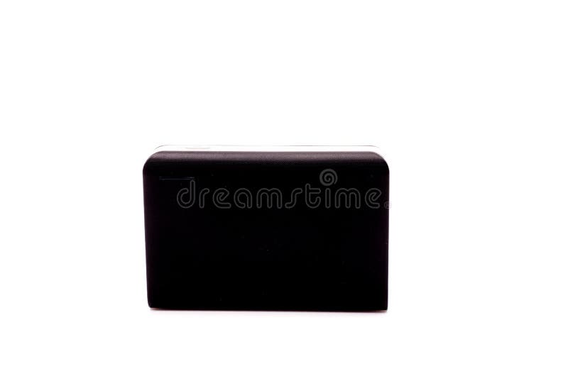 Portable External Battery Isolated on a White Background Stock Image ...