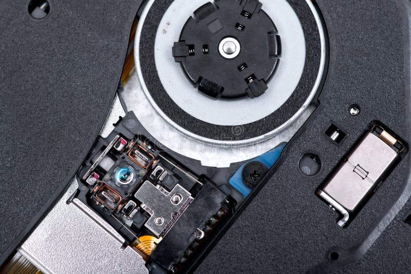 Portable, External Cd, Dvd Reader Writer Stock Image - Image of device ...