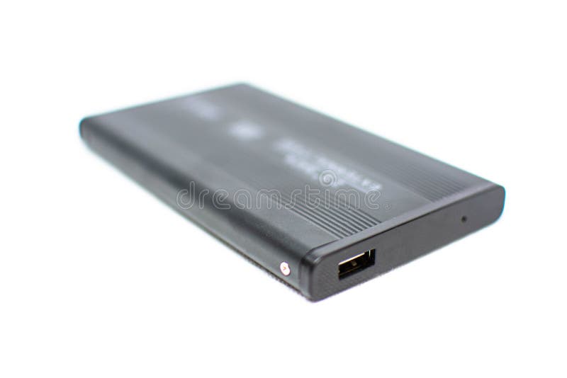 Portable External Hard Drive. HDDHard Disk Drive Stock Image - Image of ...