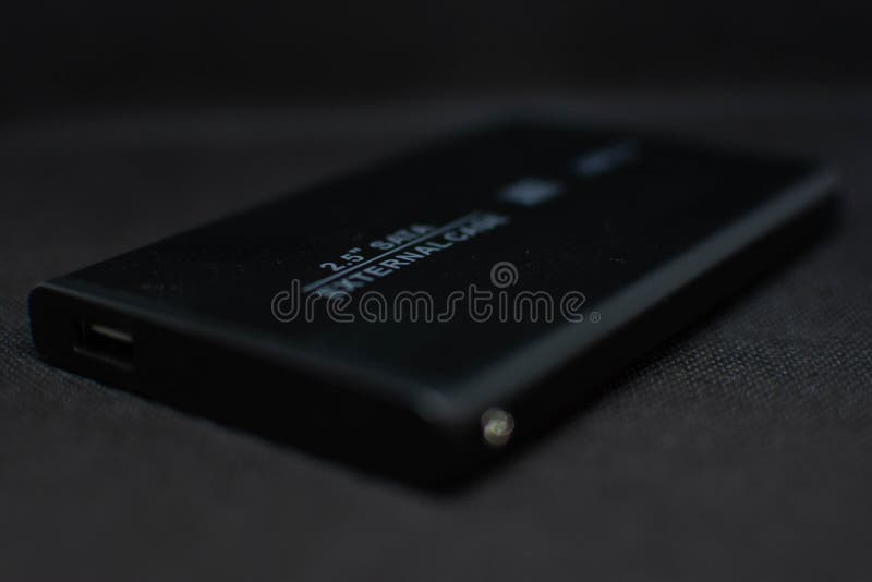 Portable External Hard Drive. HDDHard Disk Drive Stock Photo - Image of ...