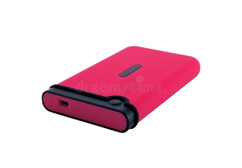 Portable External HDD Hard Disk Drive Stock Image - Image of disk ...