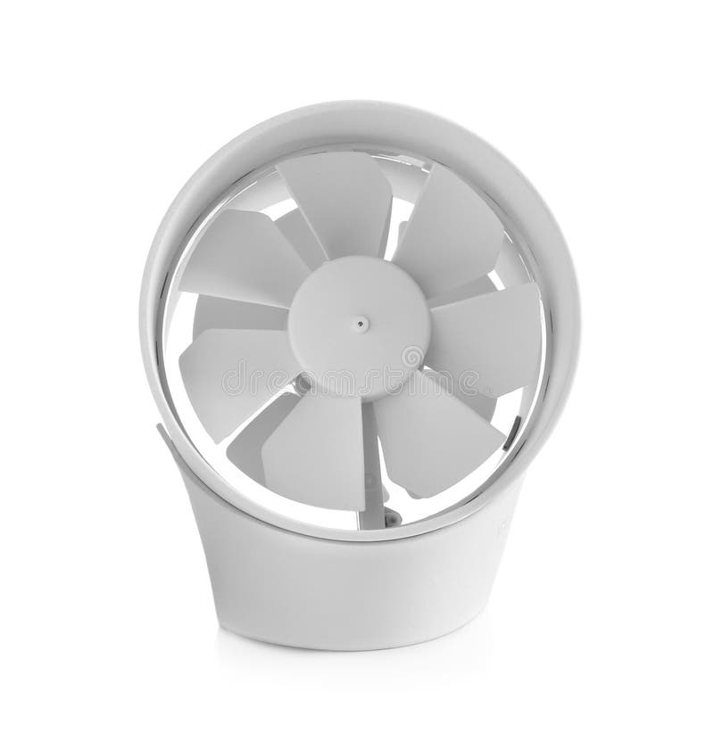 Portable Fan Isolated. Summer Heat Stock Photo - Image of cooler ...