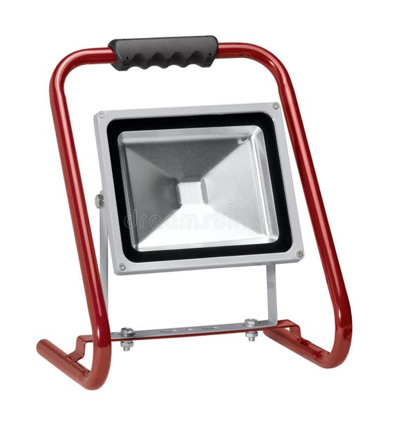 Portable floodlight stock photo. Image of simple, halogen - 35431094