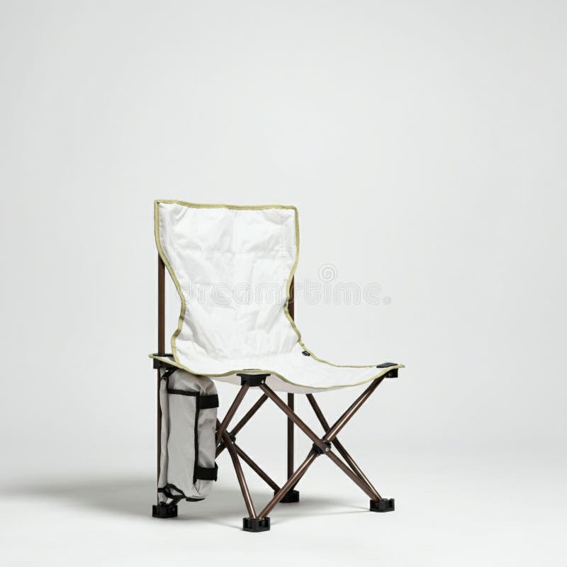 A Portable Folding Chair with a Lightweight Frame and a Crisscross ...