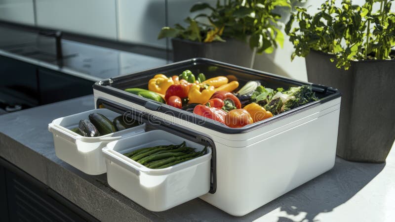 Portable Food Storage Cooler for Kitchen Use Modern Design Indoor ...
