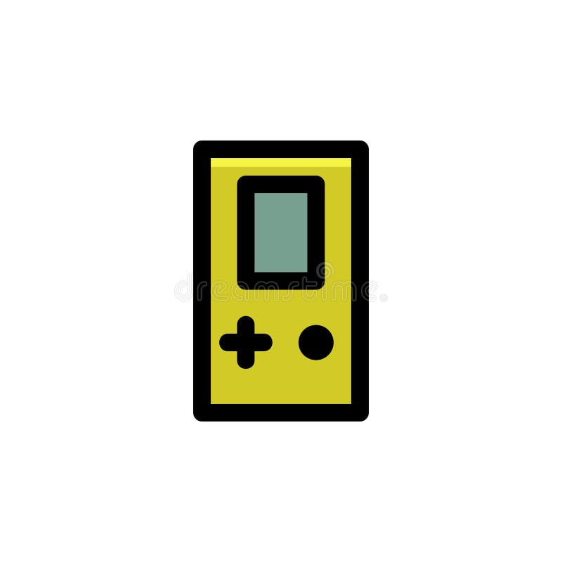 Portable Game Console Icon stock vector. Illustration of isolated ...