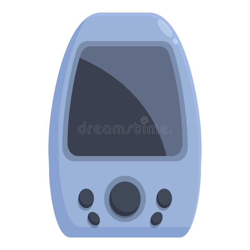 Portable Gaming Console with Screen Displaying Exciting Gameplay Stock ...