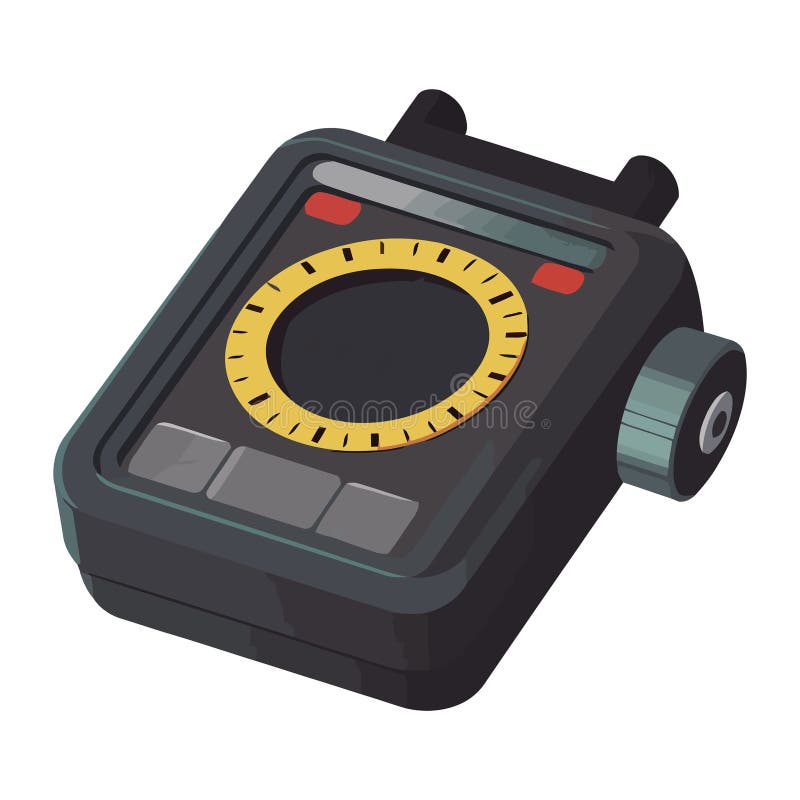 Portable gas detector stock vector. Illustration of detector - 277572589