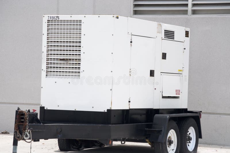 Portable Generator Unit stock image. Image of emergency - 20164857