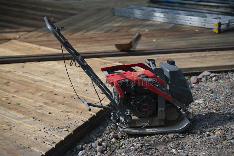 Portable Hand-held Compacting Machine. Development of the Territory in ...