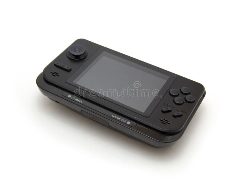 Portable Handheld Gaming Multimedia Device System Stock Image - Image ...