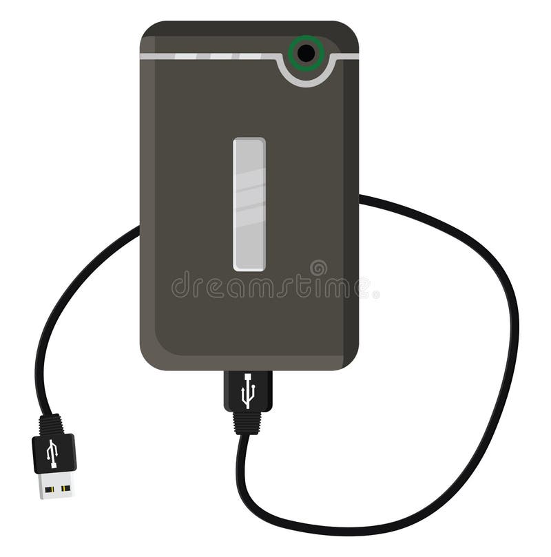 Portable Hard Drive Stock Illustrations – 1,365 Portable Hard Drive ...