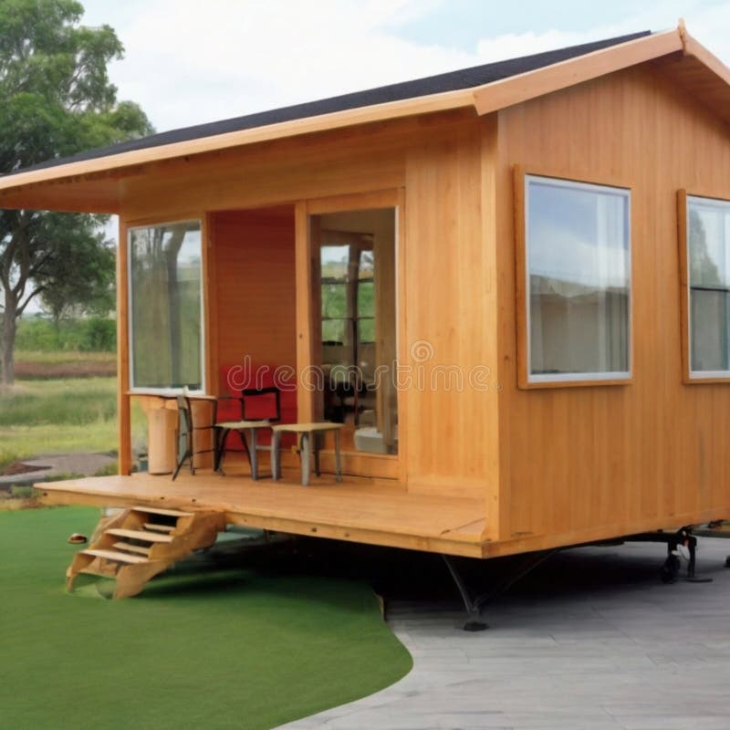 Portable House stock illustration. Illustration of high - 308573731