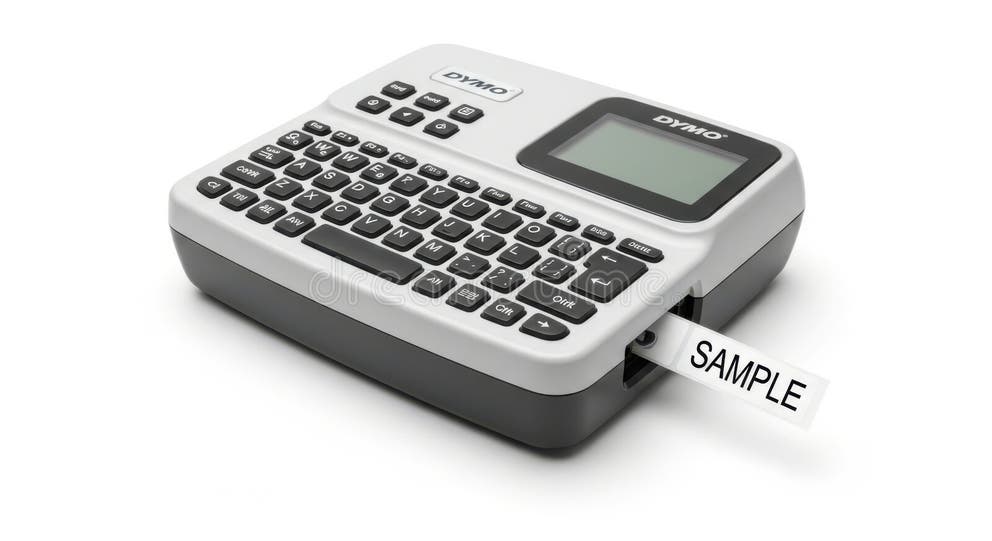 Portable Label Maker Device with Qwerty Keyboard Printing Custom Labels ...