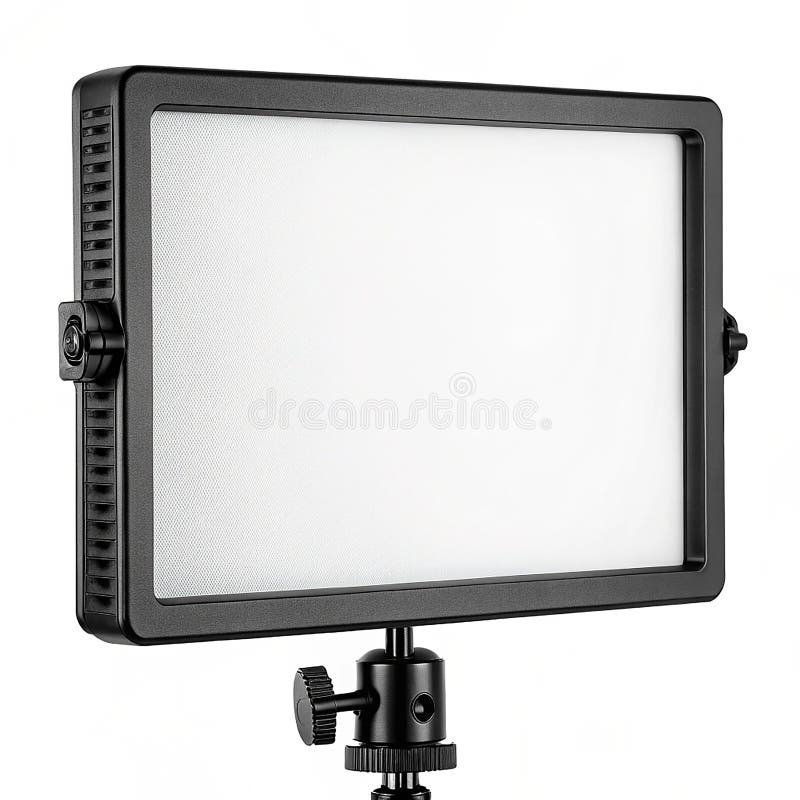 Portable LED Light Panel for Photography Stock Illustration ...