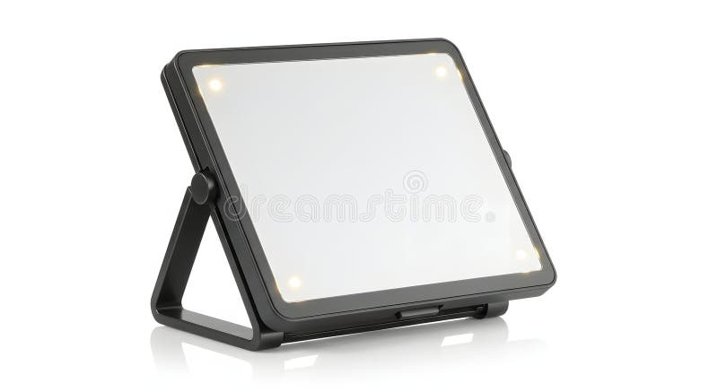 Portable Led Light Panel with Stand, Ai Generated Stock Illustration ...