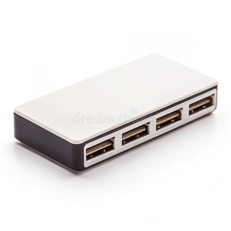 Portable Memory Card Reader for Data Transfer Stock Illustration ...