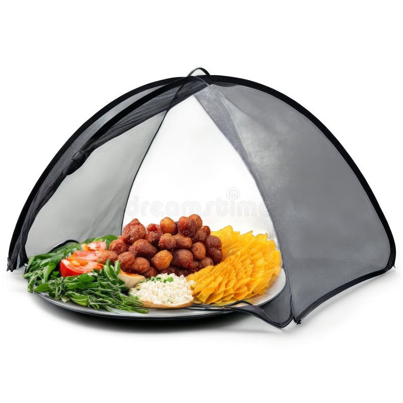 Portable Mesh Food Cover Tent with a Zippered Opening and a Weighted ... Portable Mesh Food Cover Tent with a Zippered Opening and a Weighted ...