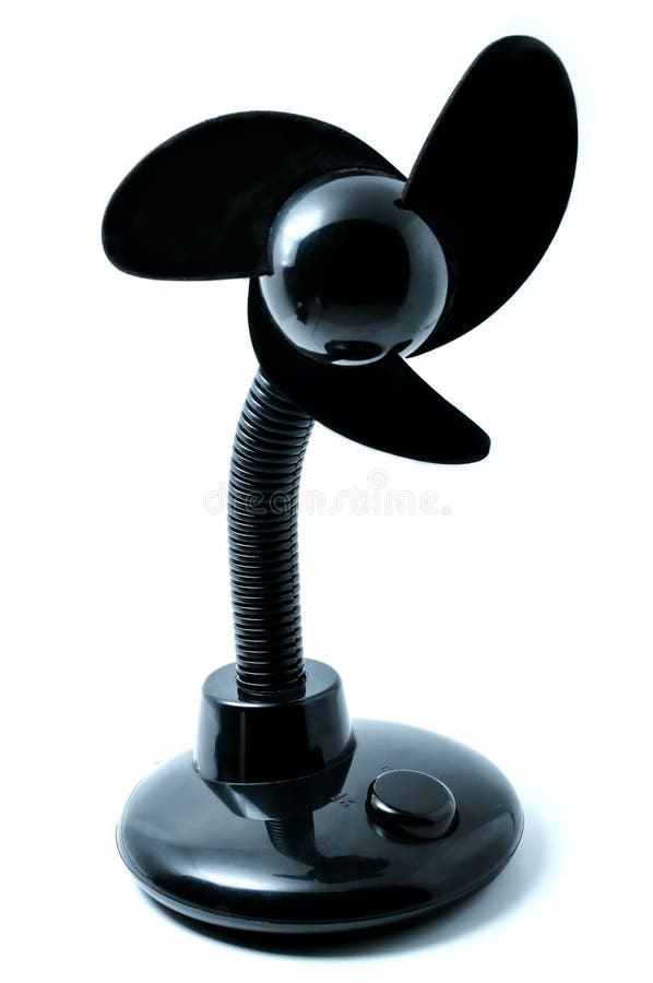 Portable mini fan stock photo. Image of shiny, office - 44285758
