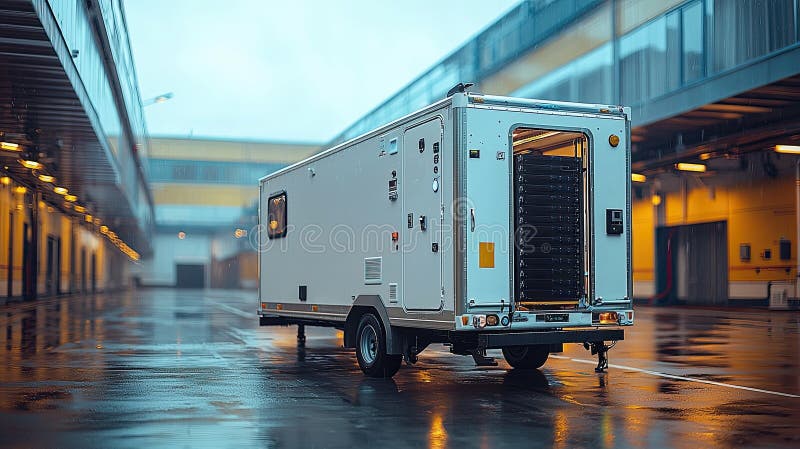 Portable Mobile Data Center Featuring Compact Servers it Infrastructure ...