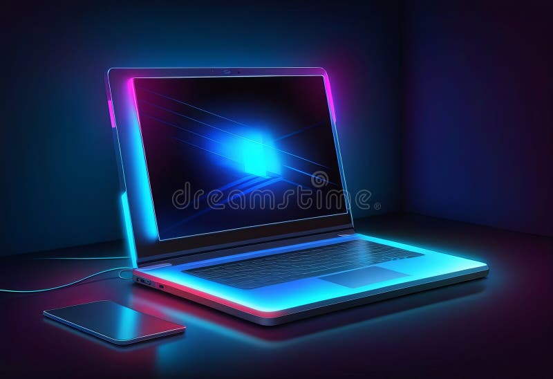 Neon Computer Stock Illustrations – 137,447 Neon Computer Stock ...