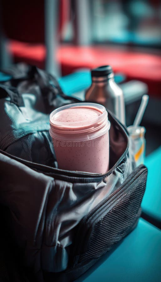 Portable Nutrition Concept: Smoothie in a Reusable Container for Active ...