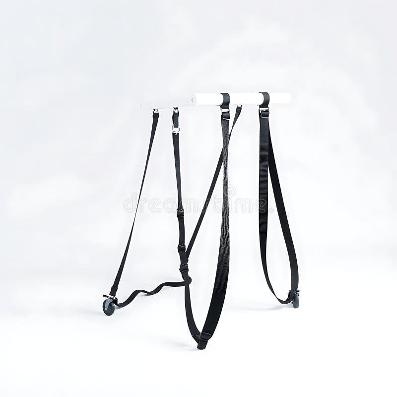 A Portable Patient Lift Device with Adjustable Straps Isolated on a ...