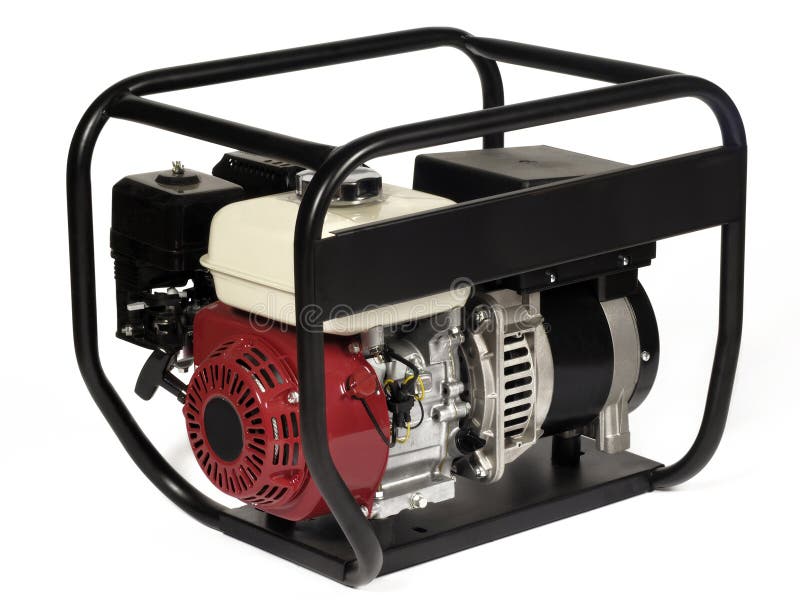 Portable Power Generator (Fuel) Stock Image - Image of generator ...