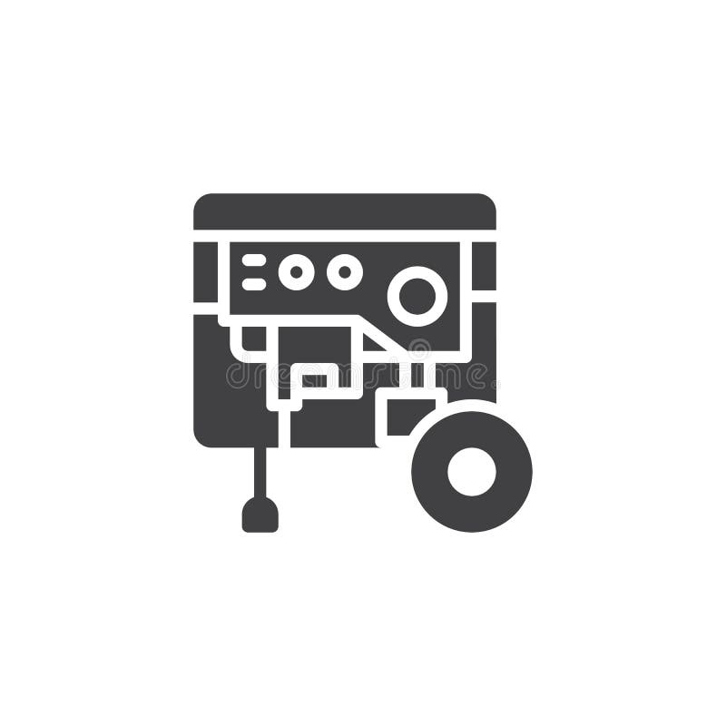 Portable Power Generator Icon Vector Stock Vector - Illustration of ... Portable Power Generator Icon Vector Stock Vector - Illustration of ...