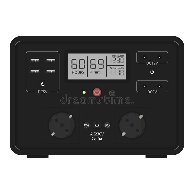 Modern Portable Power Station Stock Illustrations – 1,012 Modern ...
