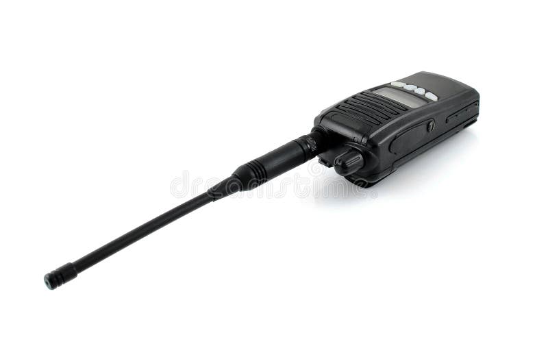 Portable Radio Sets on White Stock Image - Image of decoder, portable ...