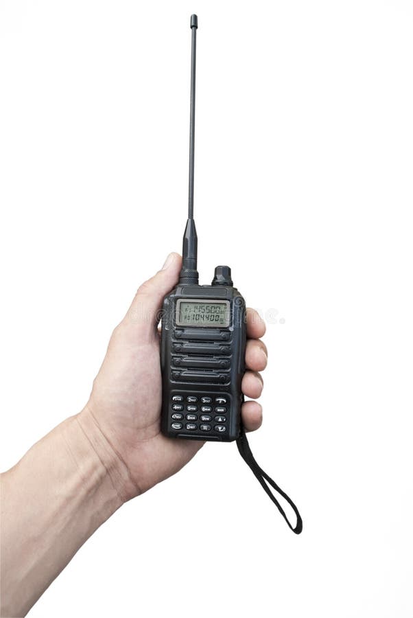 Portable radio stations stock image. Image of frequency - 24852309