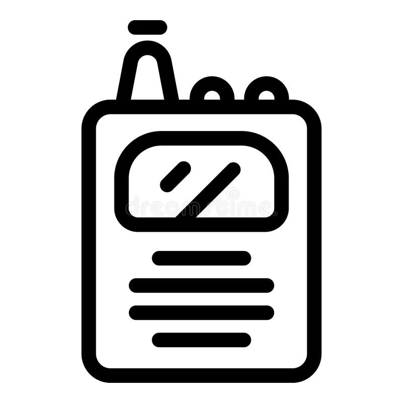 Portable radio stock illustration. Illustration of interview - 32461012