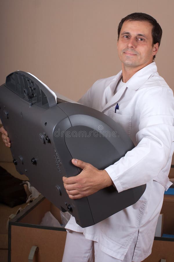 Portable x-ray laboratory stock image. Image of computer - 33485789