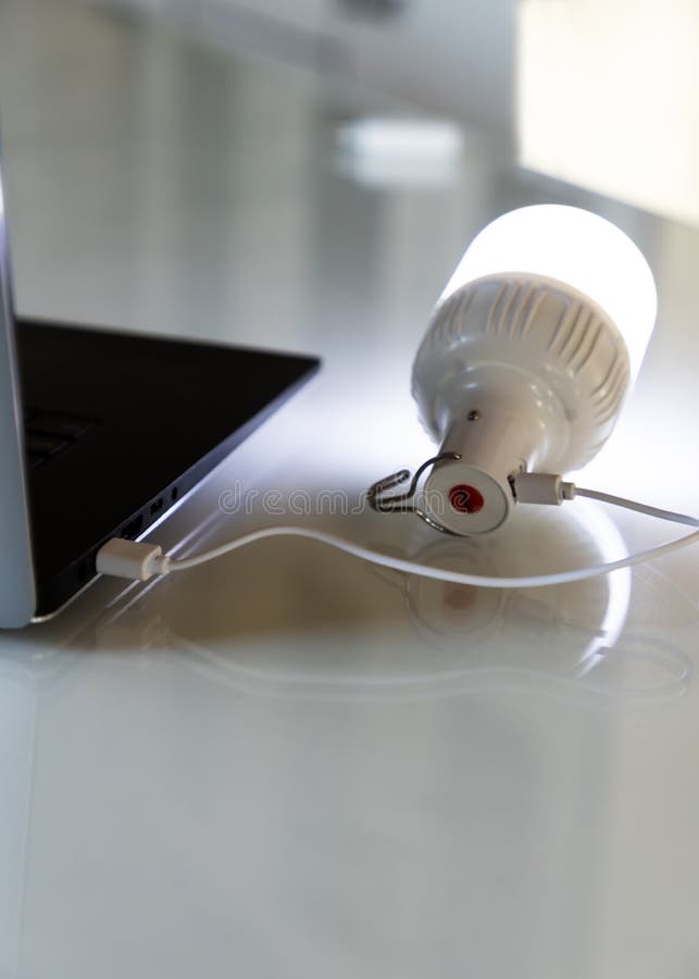 Portable Rechargeable LED Emergency Light with Built-in Battery is ...