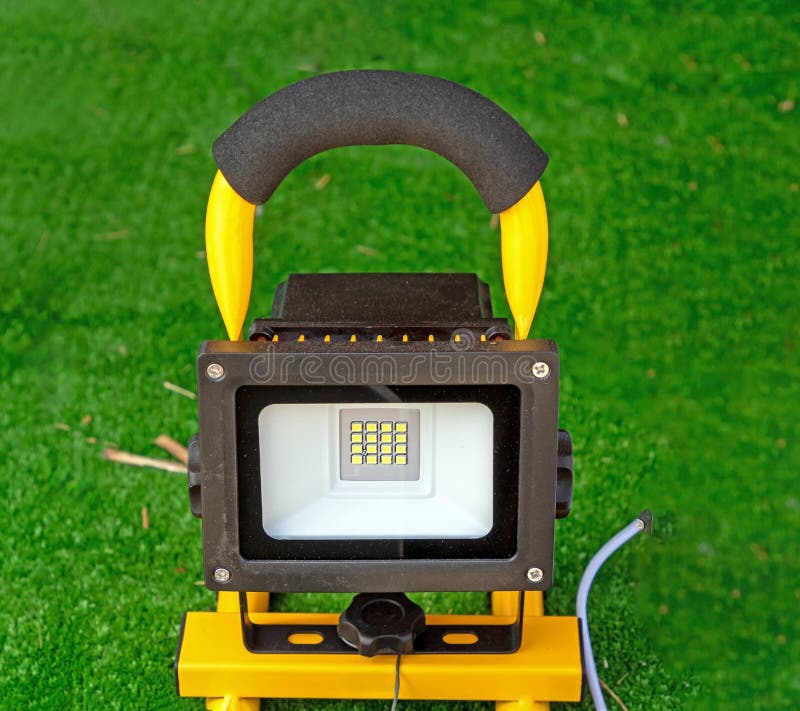 Portable Reflector for Construction Site Stock Photo - Image of ...