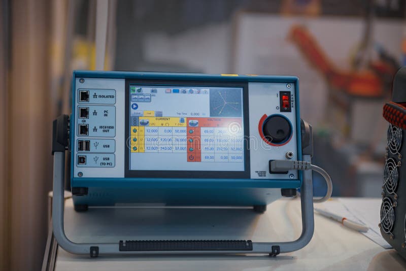 Portable Relay Protection Diagnostic System Stock Image - Image of ...