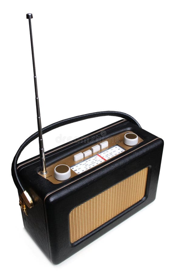 Retro Transistor Radio of 60s and 70s Design Stock Photo - Image of ...