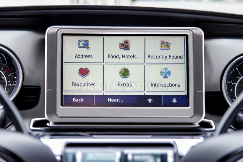 Portable Satellite Navigation System Editorial Stock Photo - Image of ...