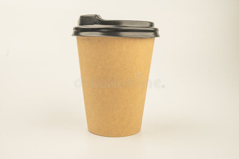 A Portable, Single-serve Coffee Cup with a Lid Stock Image - Image of ...