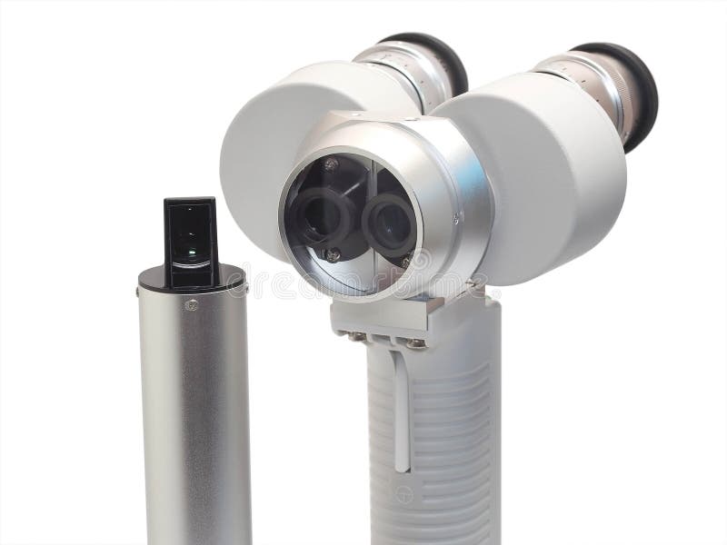 Portable Slit Lamp Isolation on White Stock Photo - Image of handheld ...