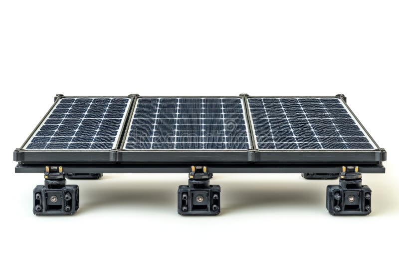 Portable Solar Panel System Generating Clean Energy, Showcasing ...