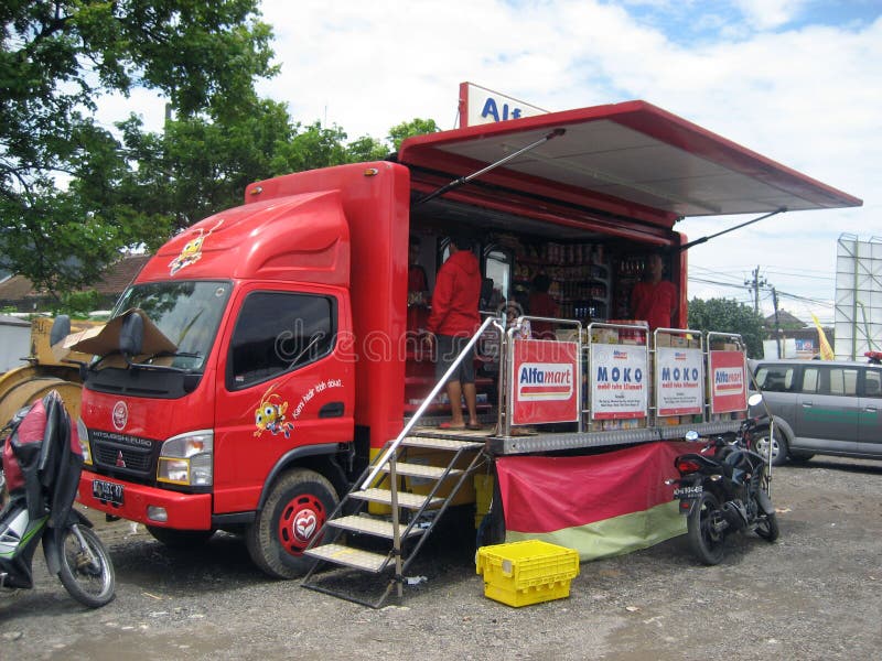 Portable Stall Trolleys Packed Up Overnight and Waiting for the New ...